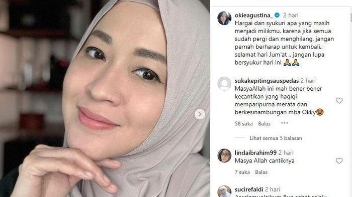 Unggah Kalimat Bijak Soal Bersyukur, Okie Agustina Diduga Sindir Kelakuan Gunawan Dwi Cahyo ...