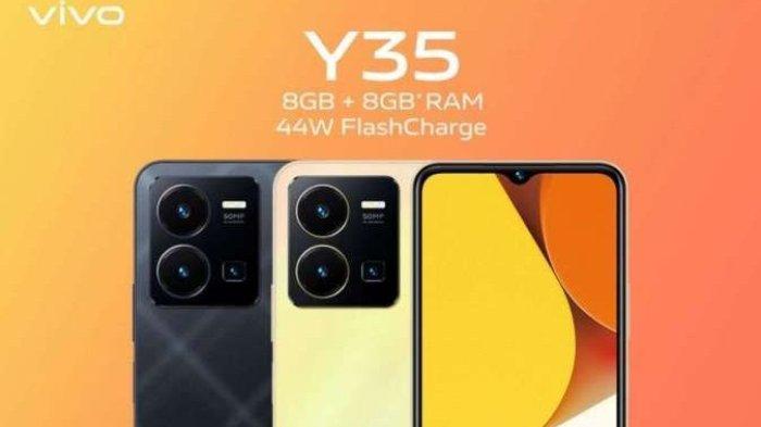 Vivo Y35 Dibanderol dengan Harga Rp 3 Jutaan, Berikut Spesifikasinya - Tribun-medan.com