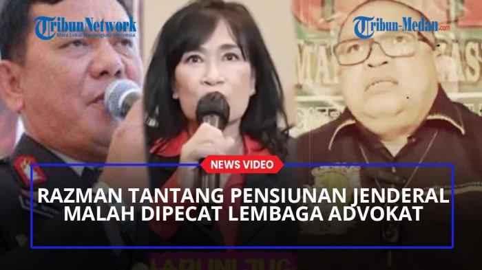 Usai Gebrak-gebrak Meja, Razman Nasution Dipecat Lembaga Advokat ...