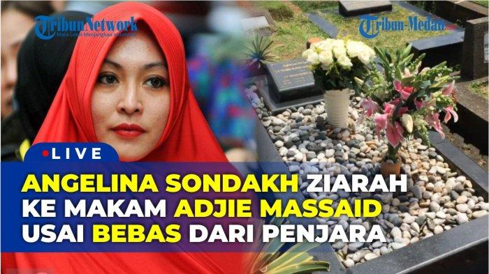 Usai Bebas dari Penjara, Angelina Sondakh Ziarah ke Makam Adjie Massaid - Tribun-medan.com