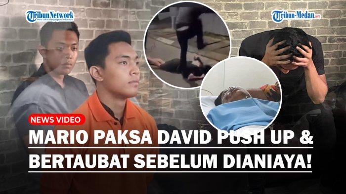 VIDEO Mario Paksa David Push Up 50 Kali Sebelum Dianiaya, Diinjak ...