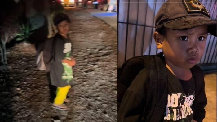 VIRAL Bocah 5 Tahun Jalan Kaki Jualan Panci Malam Hari di Bandung, Takut Pulang karena Tak Bawa ...
