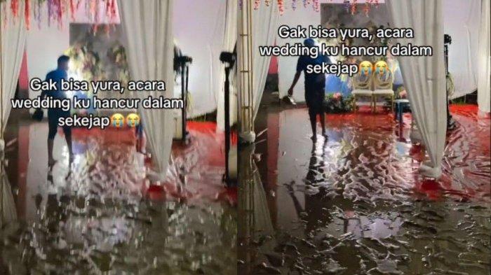 VIRAL Curhat Sedih Pengantin Acara Pernikahannya Hancur Gara-gara Hujan ...