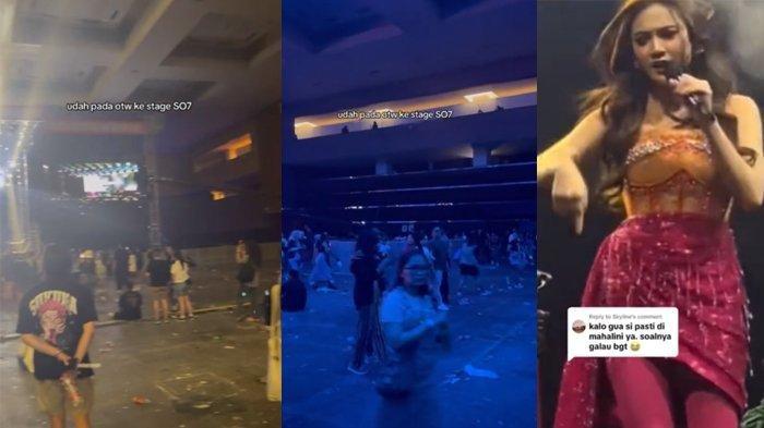 VIRAL Mahalini Diduga Ngambek Penonton Lebih Pilih Nonton Sheila On7, Kondisi Panggung Sepi ...