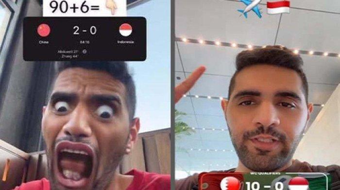 VIRAL Noaimi Selebgram Bahrain yang Hina Timnas Nekat ke Jakarta, Cemas ...