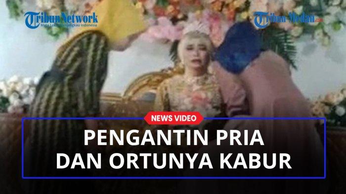 VIRAL, Pengantin Pria dan Ortu Kabur di Hari Pernikahan, Wanita Sendirian di Pelaminan - Tribun ...