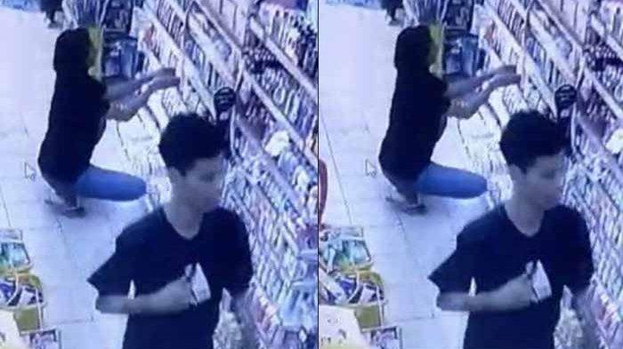 VIRAL Sepasang Remaja Kepergok Mencuri 10 Kosmetik di Minimarket, Wajah Terekam CCTV - Tribun ...