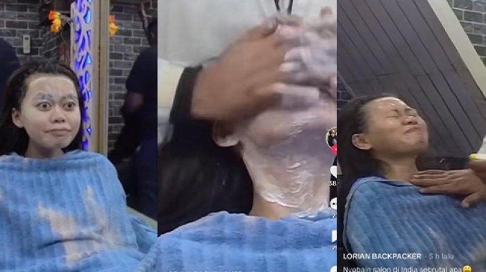 VIRAL Sosok Wanita Jajal Salon di India, Wajah Diubek-ubek Sampai Tak ...