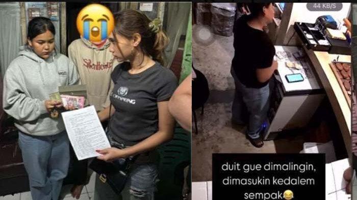 VIRAL Tiktoker Minbite Pergoki Karyawan Nyolong Uang Puluhan Juta ...