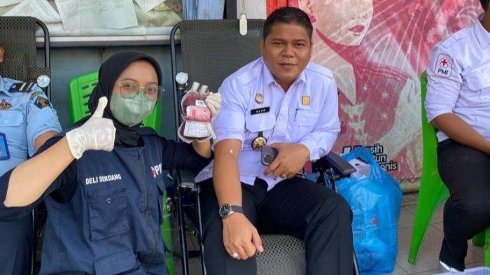 Gandeng PMI Deli Serdang, Lapas Lubuk Pakam Kanwil Kemenkumham Sumut Gelar Donor Darah - Tribun ...
