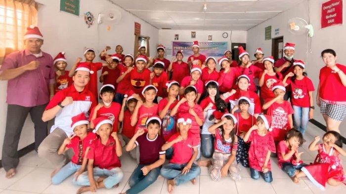 GEMA INTI Sumut Rayakan Natal Bersama Anak Panti Asuhan - Tribun-medan.com