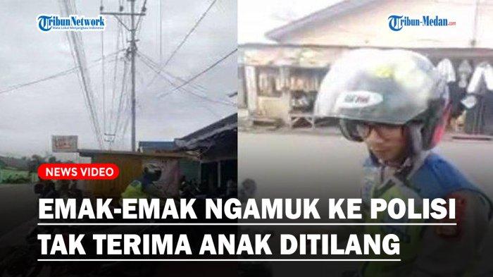 Viral Emak-emak Ngamuk ke Polantas, Tak Terima Anak Kerap Ditilang Bayar Rp 250 ribu - Tribun ...