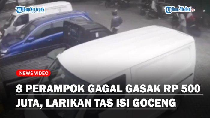 Momen 8 Perampok Gagal Gasak Rp 500 Juta, Malah Bawa Kabur Tas Isi ...