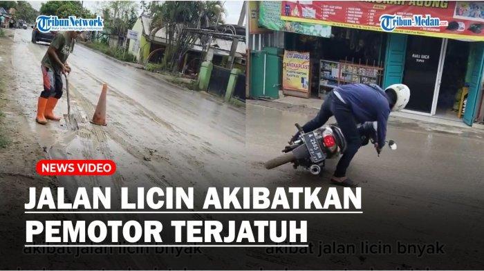 Viral Jalanan Licin di Citeras Tutul Akibatkan Pengendara Motor ...