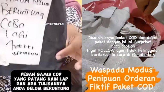 Viral Penipuan dengan Modus Sistem COD, Beli Gamis yang Datang Malah Kain Lap dan Tulisan Ini ...