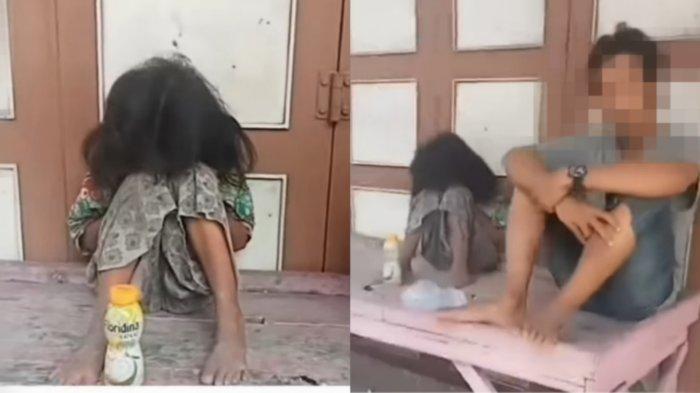 Miris, Viral Bocah Perempuan di Serdang Bedagai Ngelem, Diduga Diberi Abangnya - Tribun-medan.com
