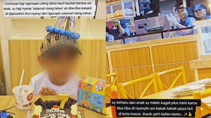 Kisah Haru Ayah Rayakan Ultah Anak Cuma Berdua, Kaget Tiba-tiba Dapat Kejutan dari Karyawan ...