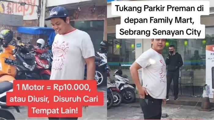 Viral Tukang Parkir Kayak Preman, Pasang Tarif Rp 10 ribu per Motor, Ogah Terima Uang 5 ribu ...