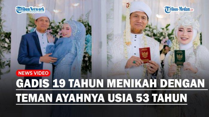 WOW! Pebriyanti Gadis 19 Tahun Menikah dengan Teman Ayahnya Usia 53 Tahun, Baru Lulus SMA ...