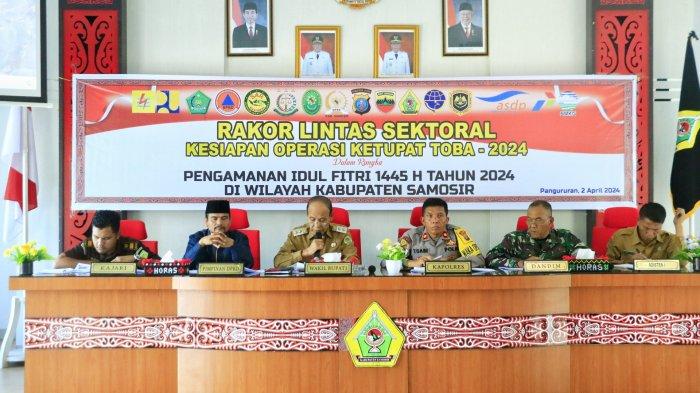 Buka Rakor Lintas Sektoral Operasi Ketupat Toba 2024, Wabup Samosir Perkirakan Wisatawan ...