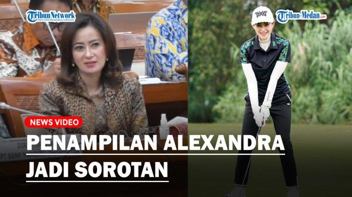 SOSOK Alexandra Askandar, Jadi Sorotan saat Rapat Kerja dengan DPR RI - Tribun-medan.com