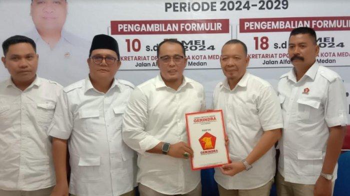 Wakil Wali Kota Medan Aulia Rachman Ambil Formulir Pendaftaran Wali Kota ke Gerindra - Tribun ...