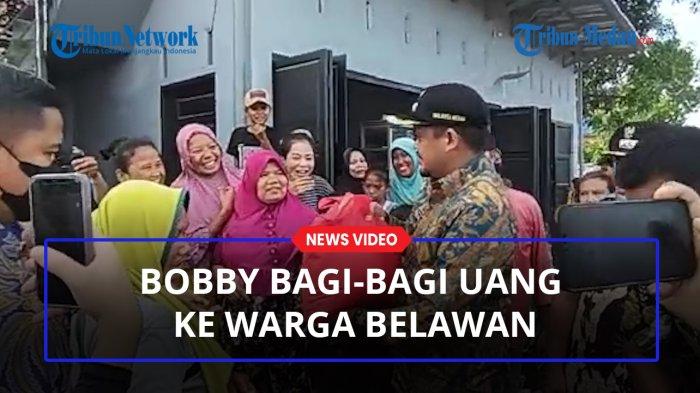 PANAS-PANASAN Wali Kota Bobby Bagi-Bagi Uang ke Warga Pemukiman Kumuh Kawasan Banjir Rob di ...