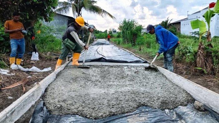 Jalan-jalan Rusak Marelan dalam Gang Dikebut SDABMBK Medan, Bangun ...