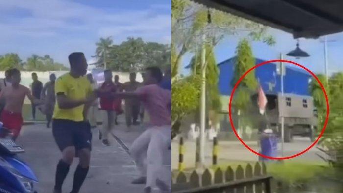 Viral Wasit TNI Dikeroyok Penonton saat Pertandingan Sepak Bola ...