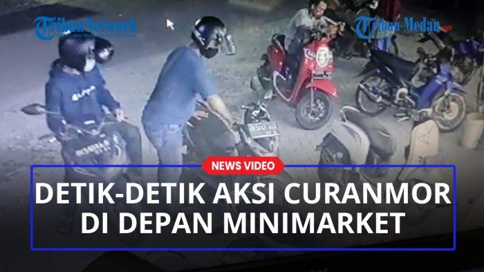 Detik-detik Aksi Curanmor Di Tempat Ramai, Pelaku Berjumlah 2 Orang ...