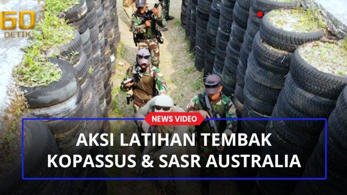 Aksi Latihan Tembak Kopassus TNI AD dan Pasukan Khusus SASR Australia Dalam Dawn Komodo 2021 ...