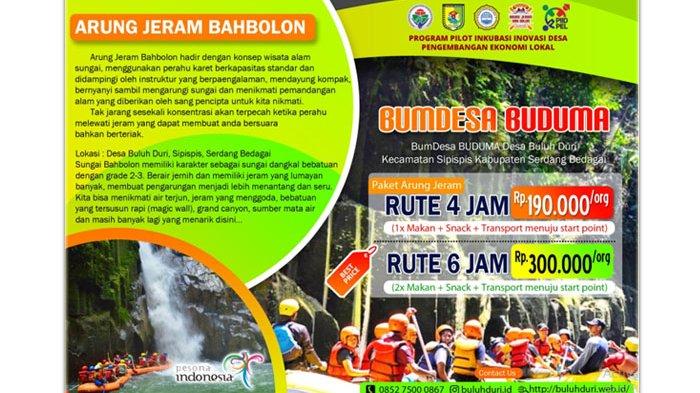 Arung Jeram Bahbolon Desa Buluh Duri Sajikan Keindahan Alam yang ...