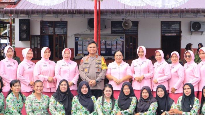 Bersama Ketua Bhayangkari Labuhan Batu Kapolres Kunjungi Sekolah Yayasan Kemala Bhayangkari ...