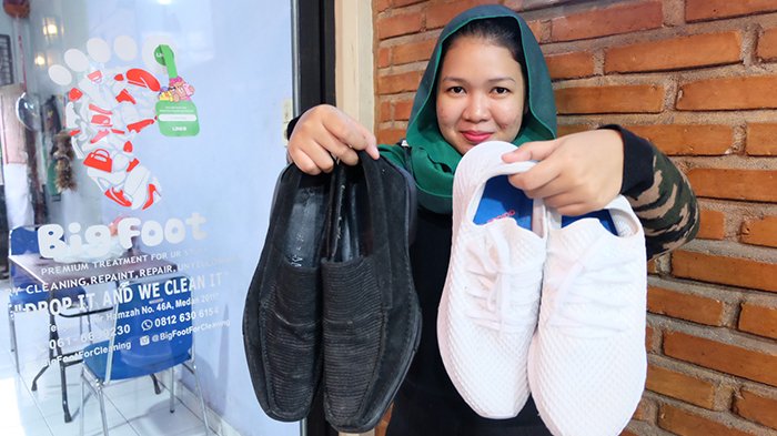 Big Foot Hadirkan Layanan Perawatan untuk Beragam Jenis Sepatu - Tribun ...