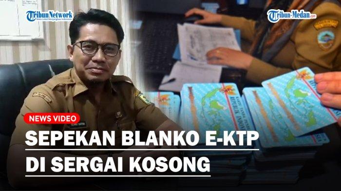 Sepekan Blanko e-KTP di Sergai Langka, Kadis Disdukcapil Janji Segera Penuhi Stok - Tribun-medan.com