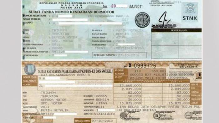 STNK Anda Hilang? Ini Data dan Persyaratan Untuk Mengurusnya Kembali ...