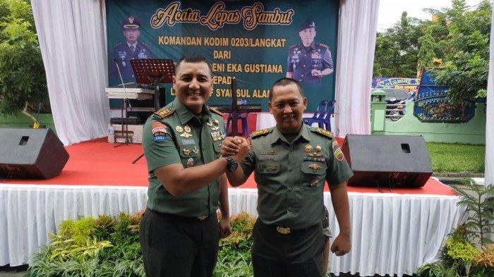 Letkol Inf Syamsul Alam Jabat Dandim Langkat Gantikan Deni Eka Gustiana - Tribun-medan.com