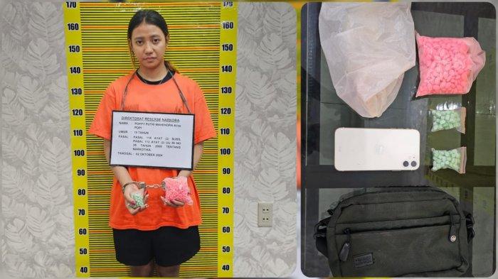 Polda Sumut Tangkap Wanita Muda Poppy Mahendra Saat Bawa Bawa Ratusan ...