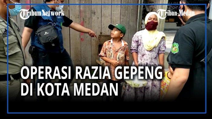 Ibu dan 4 Anaknya Histeris saat Terjaring Razia Gepeng oleh Dinas Sosial Kota Medan - Tribun ...
