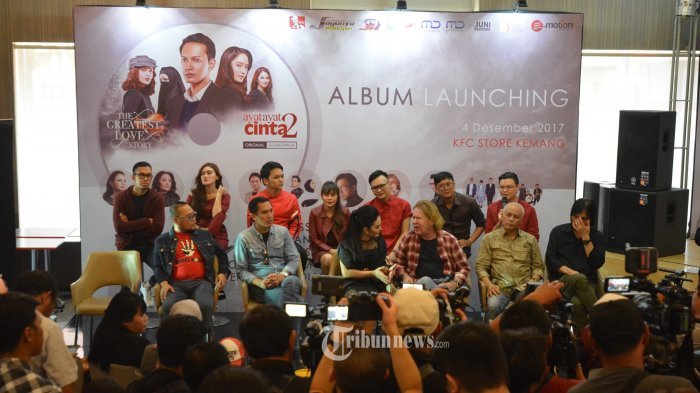 Peluncuran Album Original Soundtrack Ayat Ayat Cinta 2 Banjir Diva - Tribun-medan.com