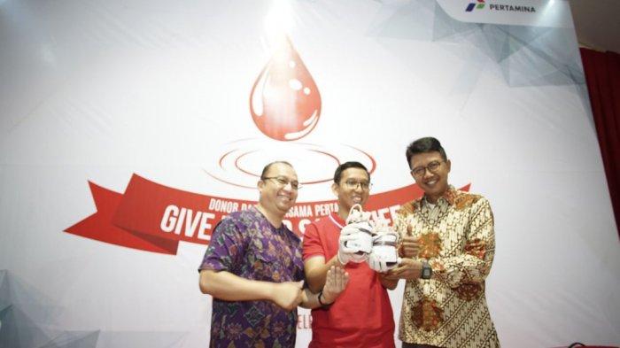 Peringati HUT Ke-60, Pertamina Gelar Donor Darah - Tribun-medan.com