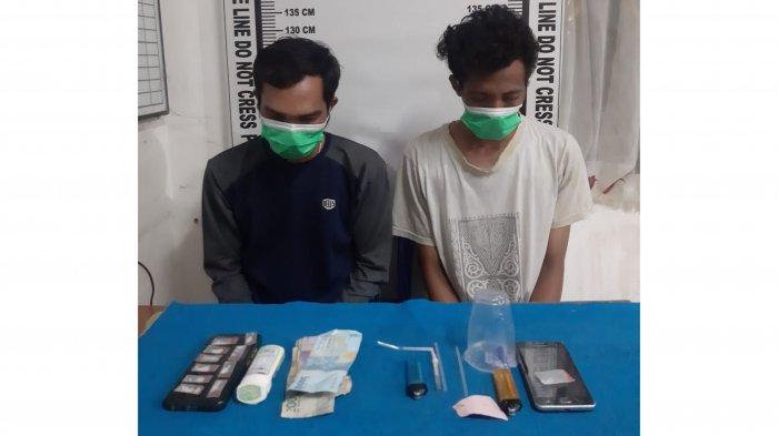 Narkoba Siantar Tangkap Dua Pria Penjual Sabu di Jalan Melati - Tribun-medan.com