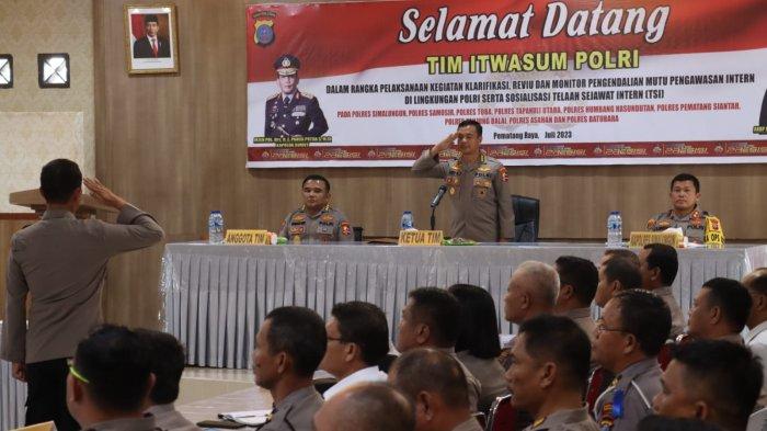 Tim Itwasum Polri Klarifikasi dan Monitor Pengendalian Mutu Pengawasan ...