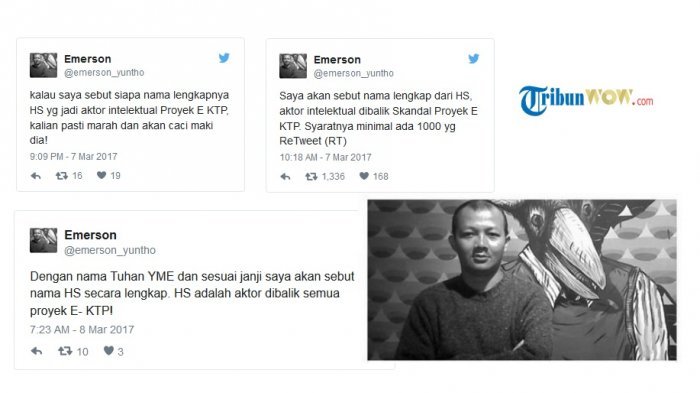 Seribu Retweet Terlampaui, Aktivis ICW Akhirnya Beber Siapa HS, Dalang Korupsi e-KTP - Tribun ...