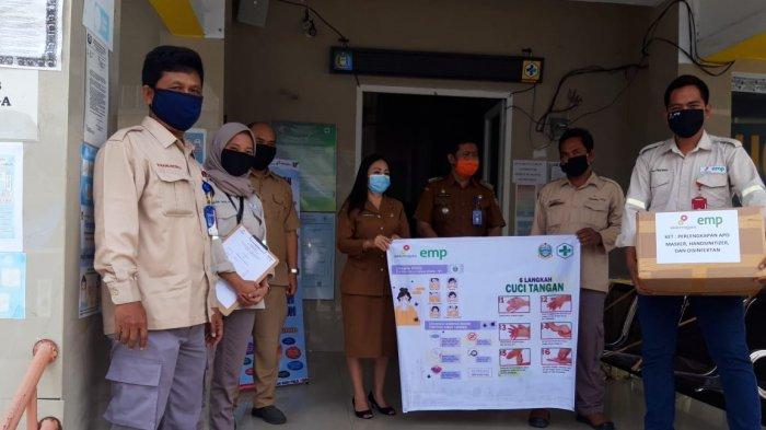 Bantu Cegah Wabah Covid-19 di Langkat, SKK Migas - EMP Gebang Limited Bagikan APD Ke Puskesmas ...