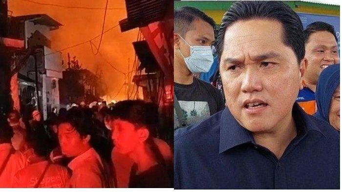 Sudah 17 Meninggal, Erick Thohir Telepon Dirut Pertamina, Minta Usut Kebakaran Depo Plumpang ...