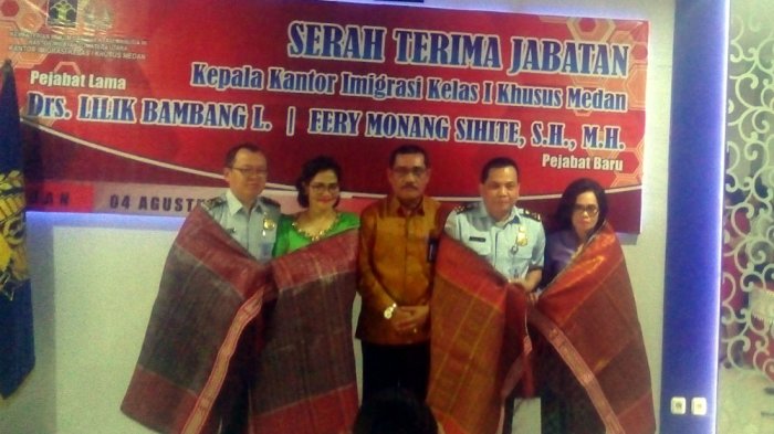Ferry Monang Sihite Jadi Kepala Kantor Imigrasi Kelas I Khusus Medan yang Baru - Tribun-medan.com