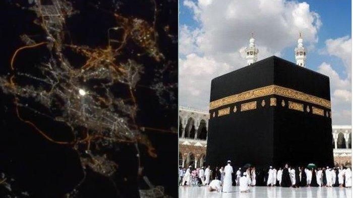 Bersinar Seperti Bintang, Penampakan Kabah dari Luar Angkasa, Fotonya ...
