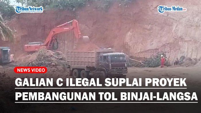 Galian C Ilegal di Padang Tualang Suplai Tanah ke Pembangunan Tol Binjai-Langsa - Tribun-medan.com