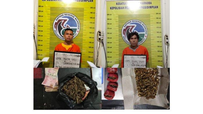 Gelagatnya Mencurigakan, Dua Pengedar Ditangkap Sat Narkoba Polres Padangsidimpuan Saat Melintas ...